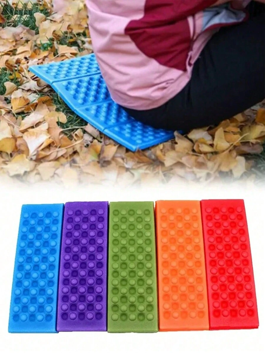 1pc Camping Foam Pad, Foldable Sit Pad Waterproof Foam Seat Pad Camping ...