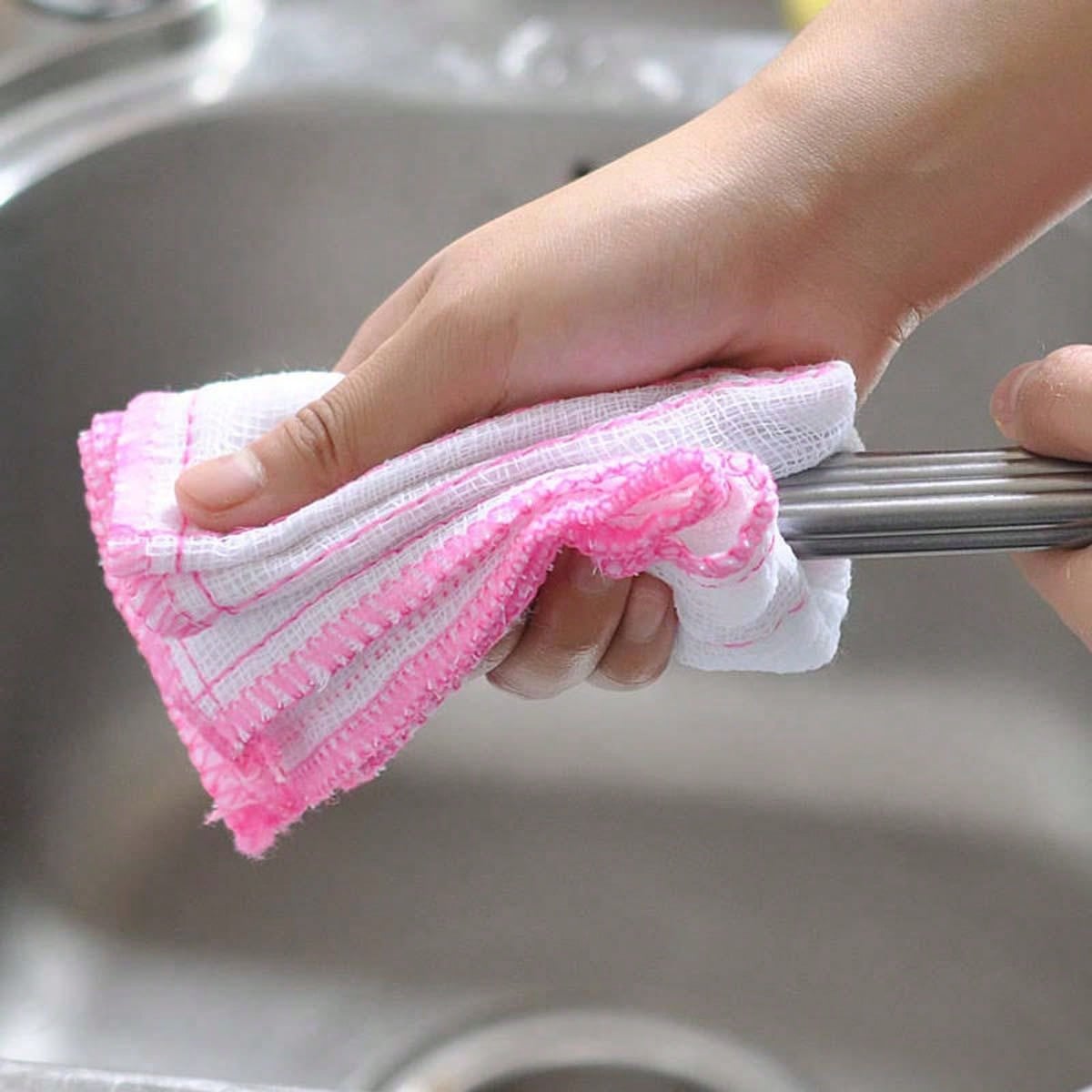 1pc 5-Layer Thickened Dish Towel, Oil-Free Water-Absorbing Cleaning ...