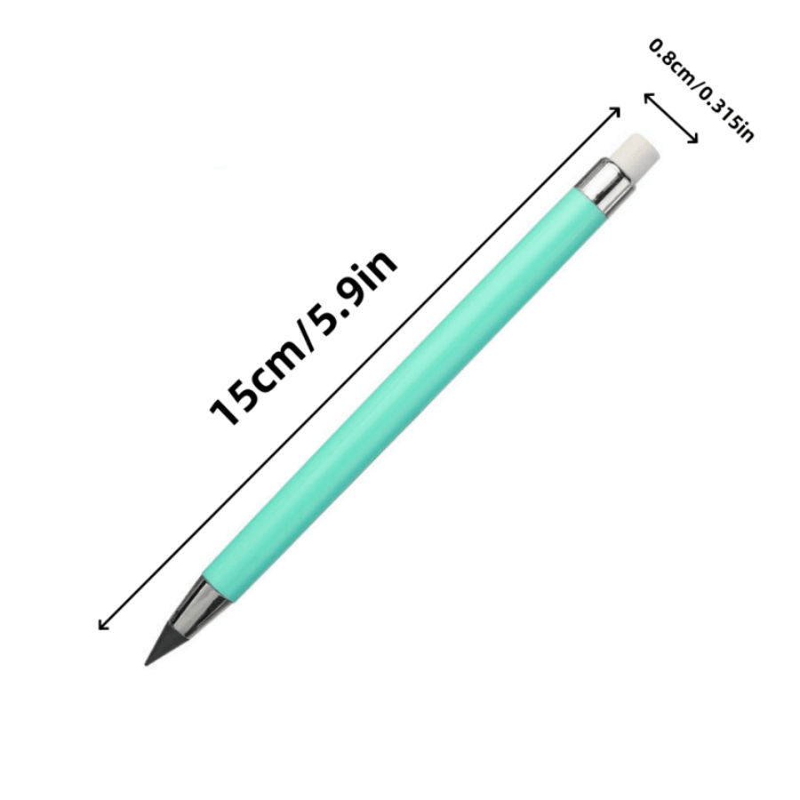 12pcs/Pack Pencils With 50pcs Lead Refills, Creative Magic Vanishing ...