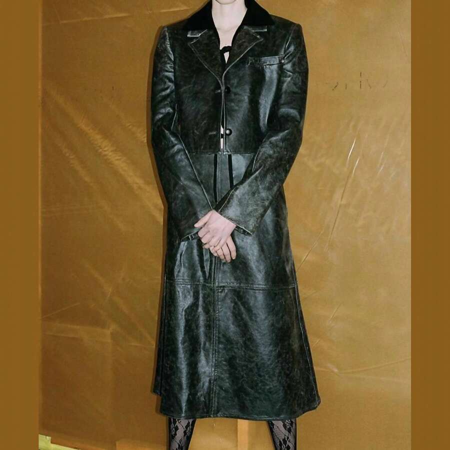 SEA Andy Leather Skirt In Black | SHEIN USA