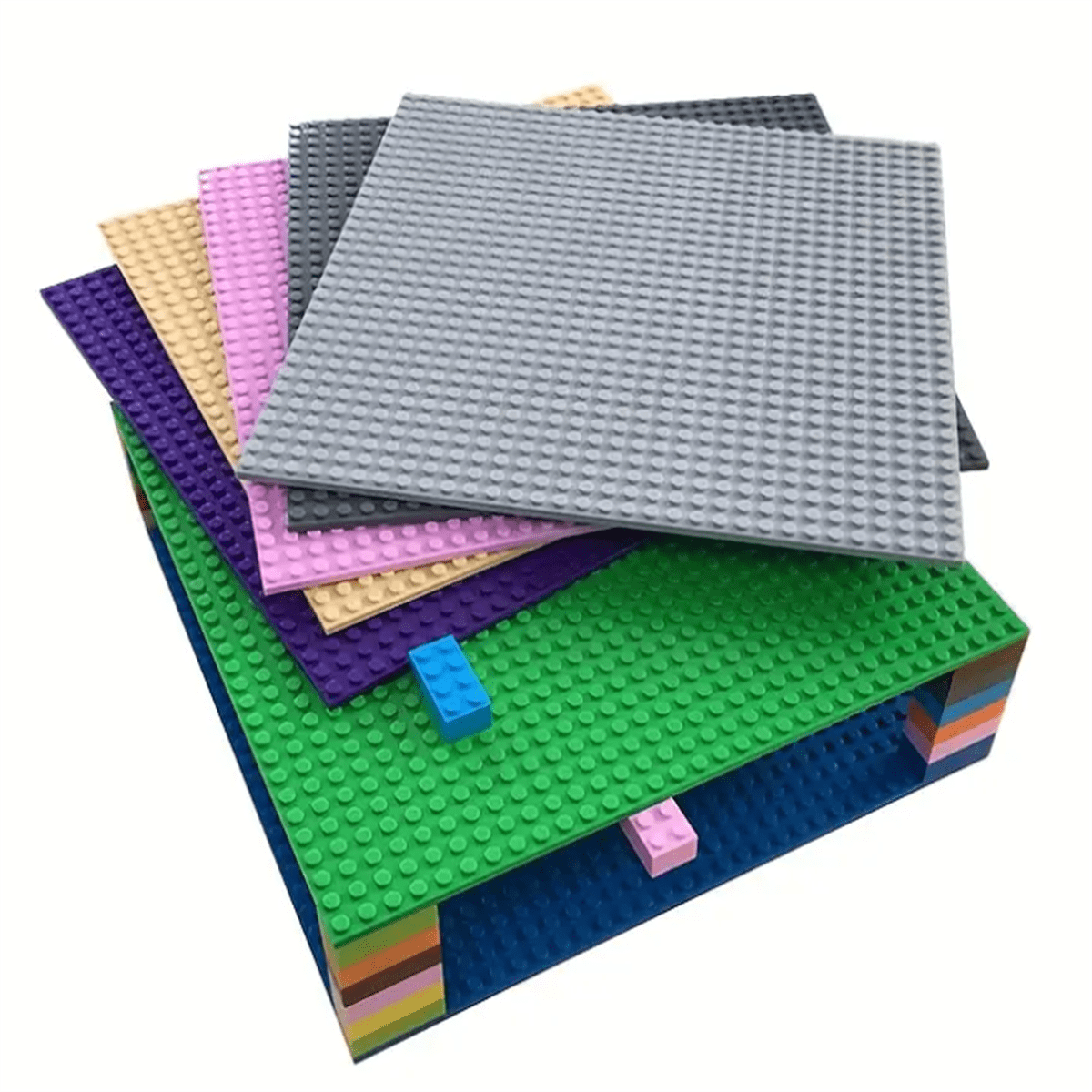 1pc 2pcs Universal Building Block Baseplate For Boys And Girls ...