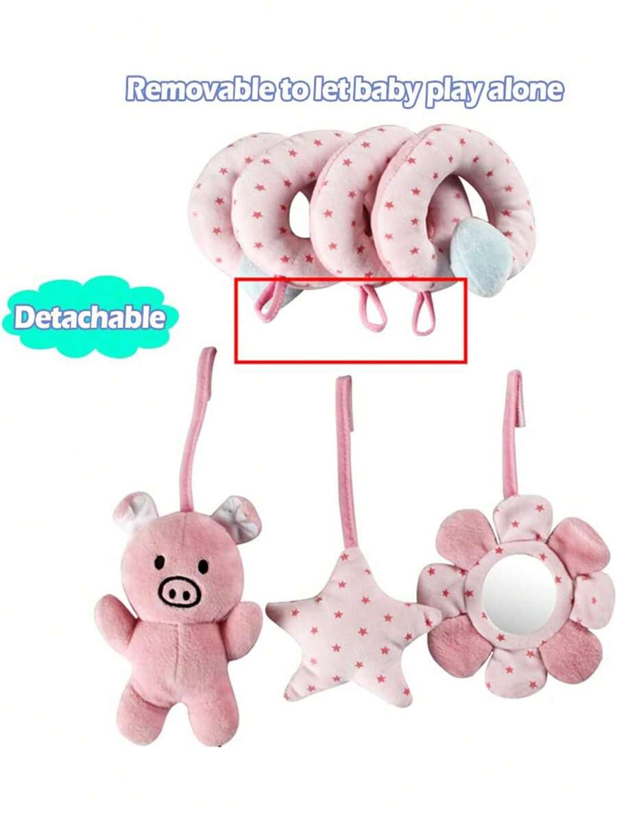 Juguete de peluche colgante en espiral para silla de coche de bebé ...