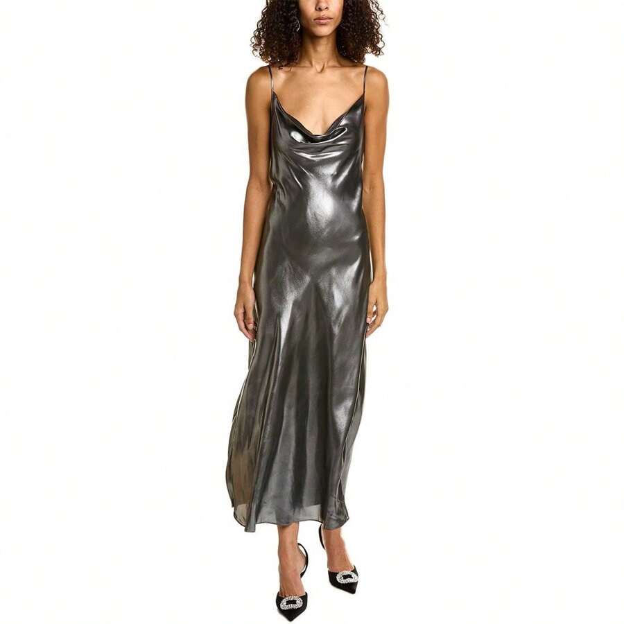 ALL SAINTS AllSaints Hadley Metallic Dress | SHEIN USA
