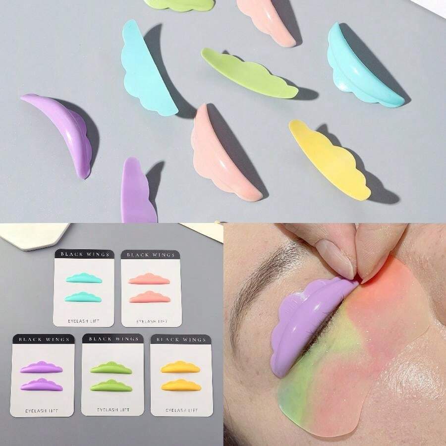 5 Pairs Independent Pack, 5 Colors, Lash Lifting Pads, Keratin Eyelash ...