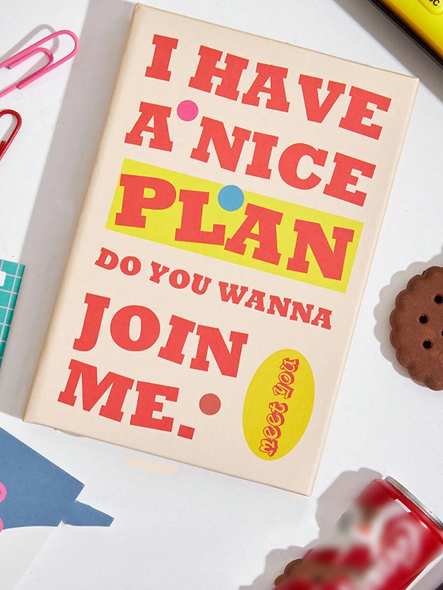 A7 Blank Inner Page Pocket Notebook, Creative Ins Style Bullet Journal ...