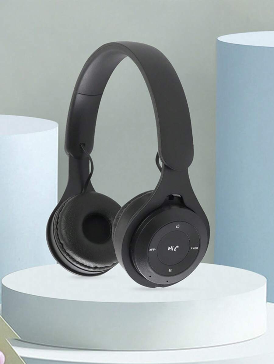 New Y08 Foldable On-Ear Headphones In Black | SHEIN UK