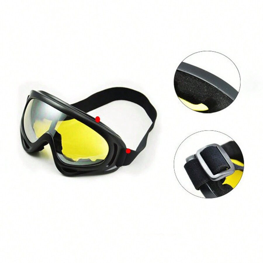 1pc Outdoor Goggles Motorcycle Riding Sports Goggles X400 Windstorm ...