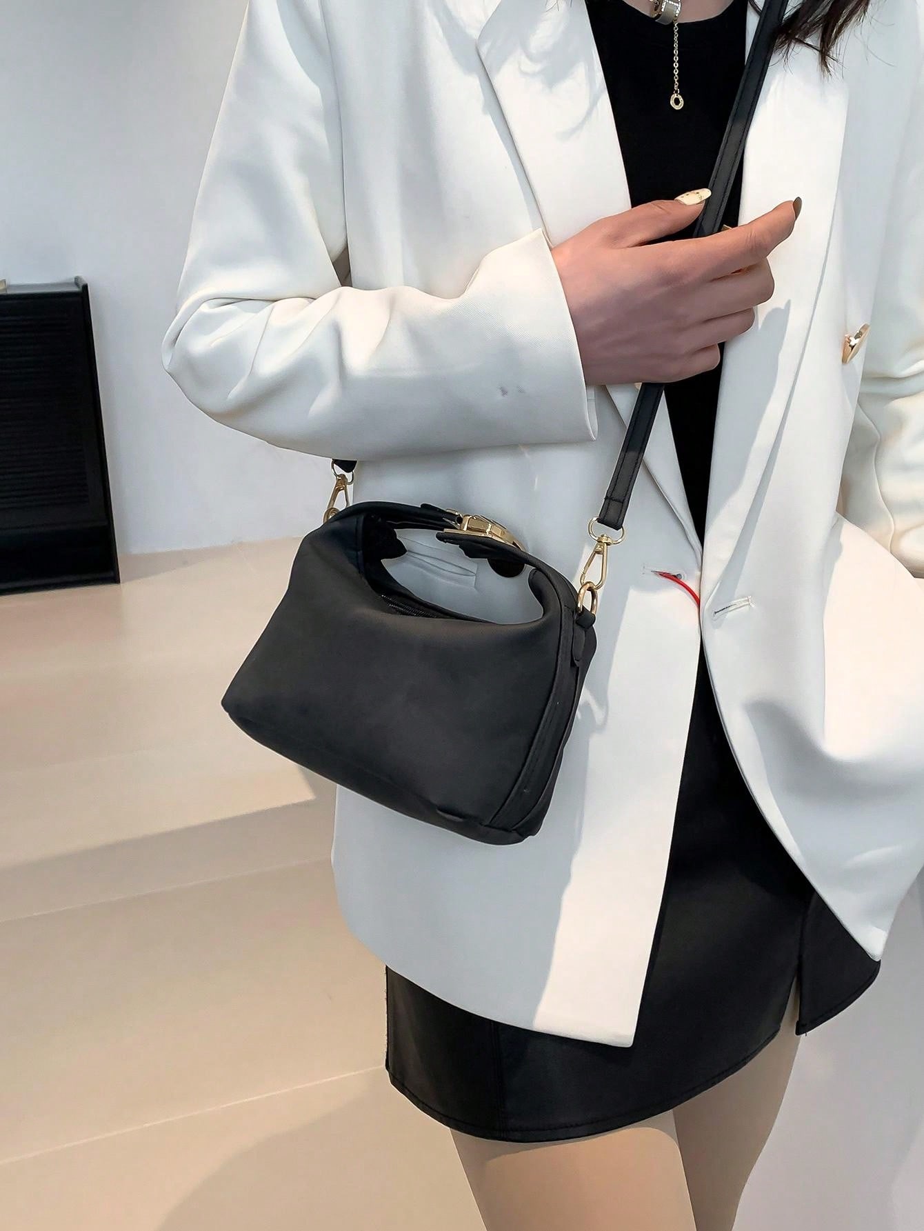 Solid Color Simple & Luxurious New Fashion Trend Niche Design High-End ...