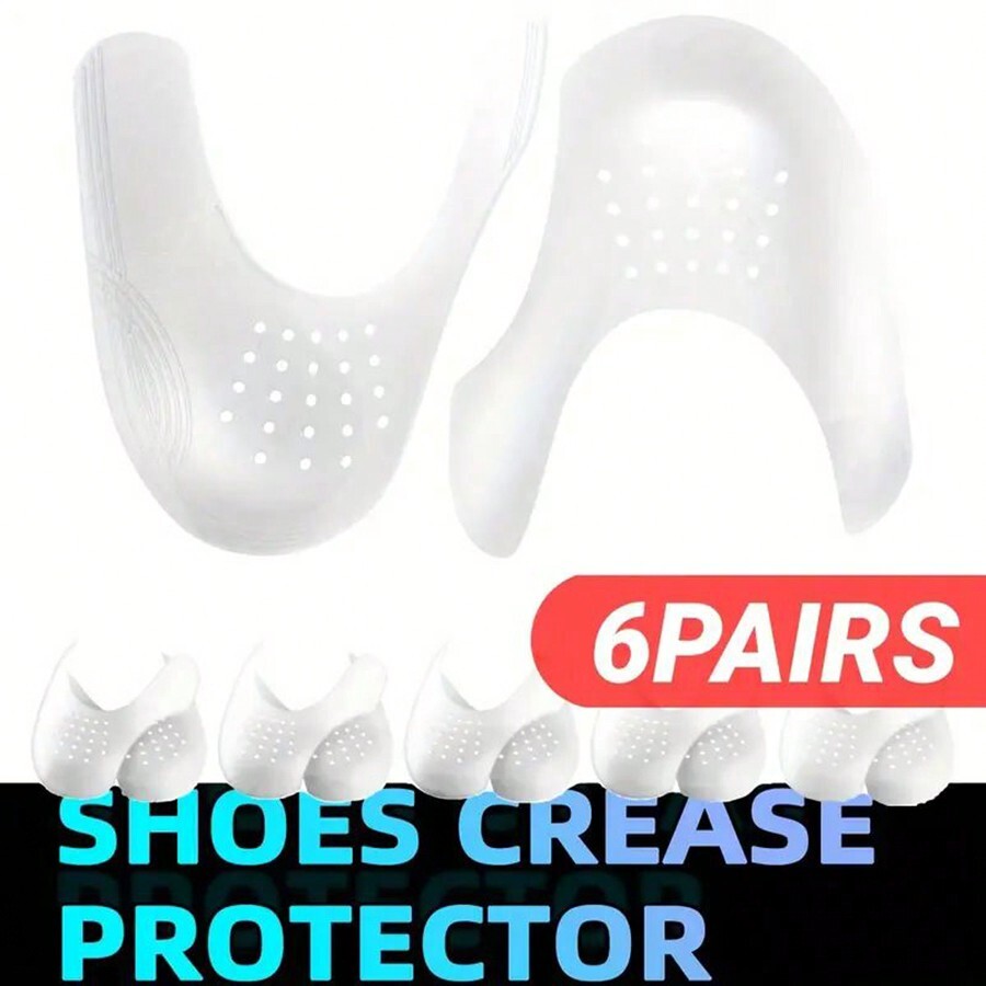 6pcs Anti-Wrinkle Shoe Shields, Can Be Cut To Fit Different Sizes. Shoe ...