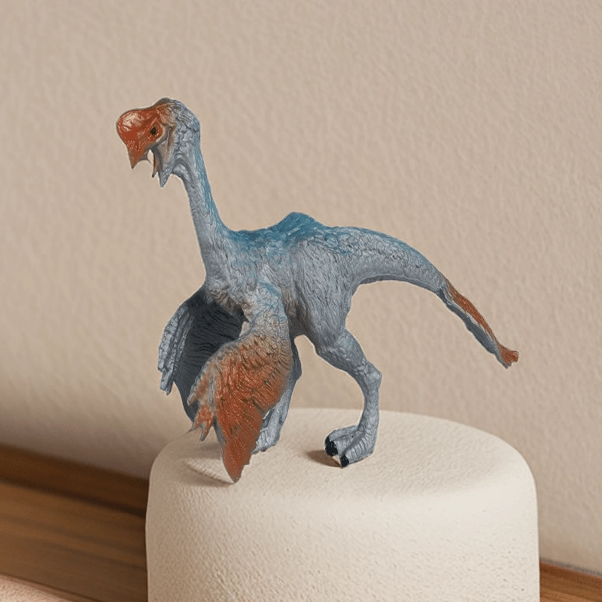 Realistic Solid Dinosaur Model - Oviraptorosaur Egg Thief Decorative ...