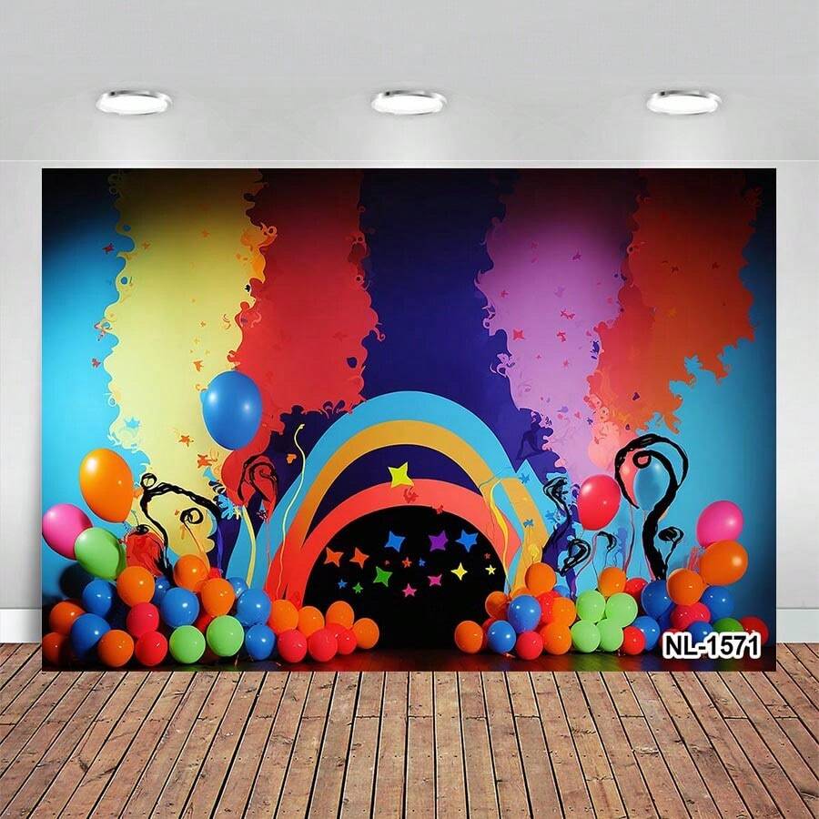 Disco Party Backdrop,Disco Neon Adults Back To 60s 70s 80s 90s Disco ...