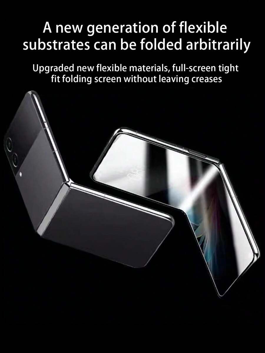 2pcs Soft Film Anti Peeping Screen Protector For Samsung Galaxy Z Flip ...