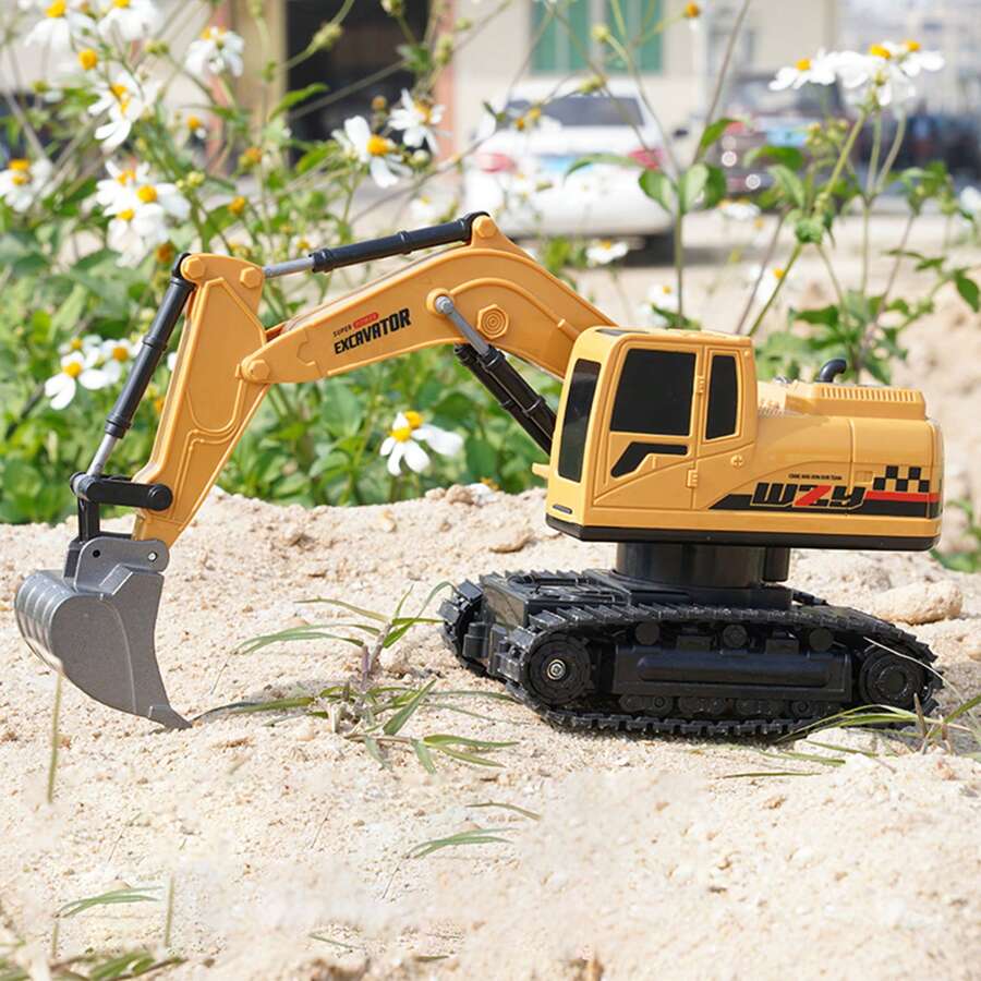 Remote Control Excavator Toy 11Channel RC Excavators Digger Hydraulic ...
