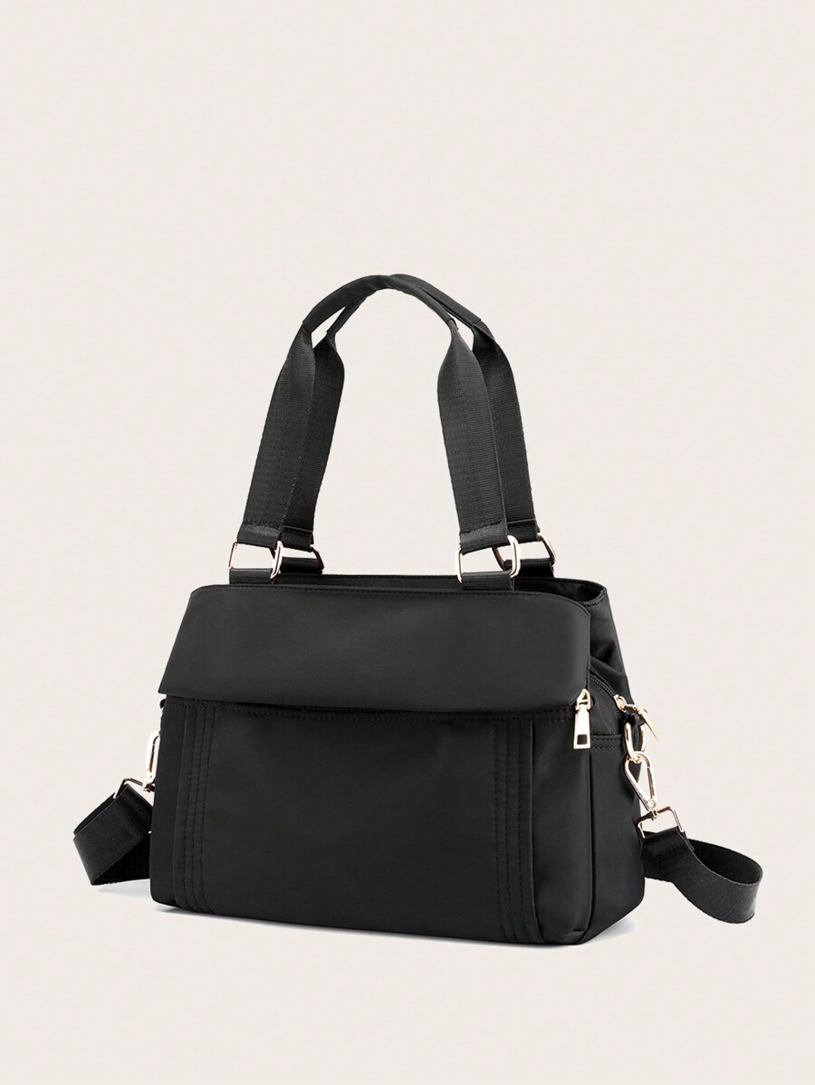 KVKY Multi Layer Nylon Tote Bag, Large Capacity Crossbody Bag ...