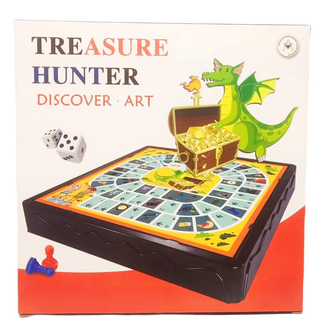 Treasure Hunter Discover Art Board Game Set, Family Travel Kit ...