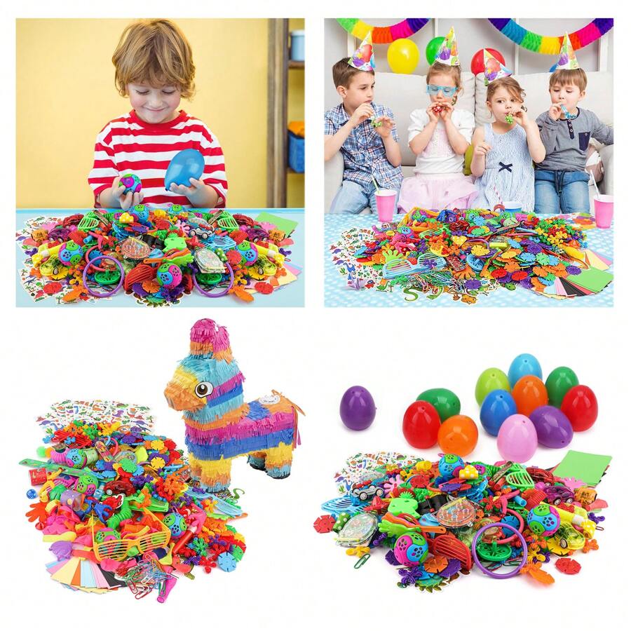 Amy&Benton 1000PCS Carnival Prizes For Classroom Rewards Prize Box Toys ...
