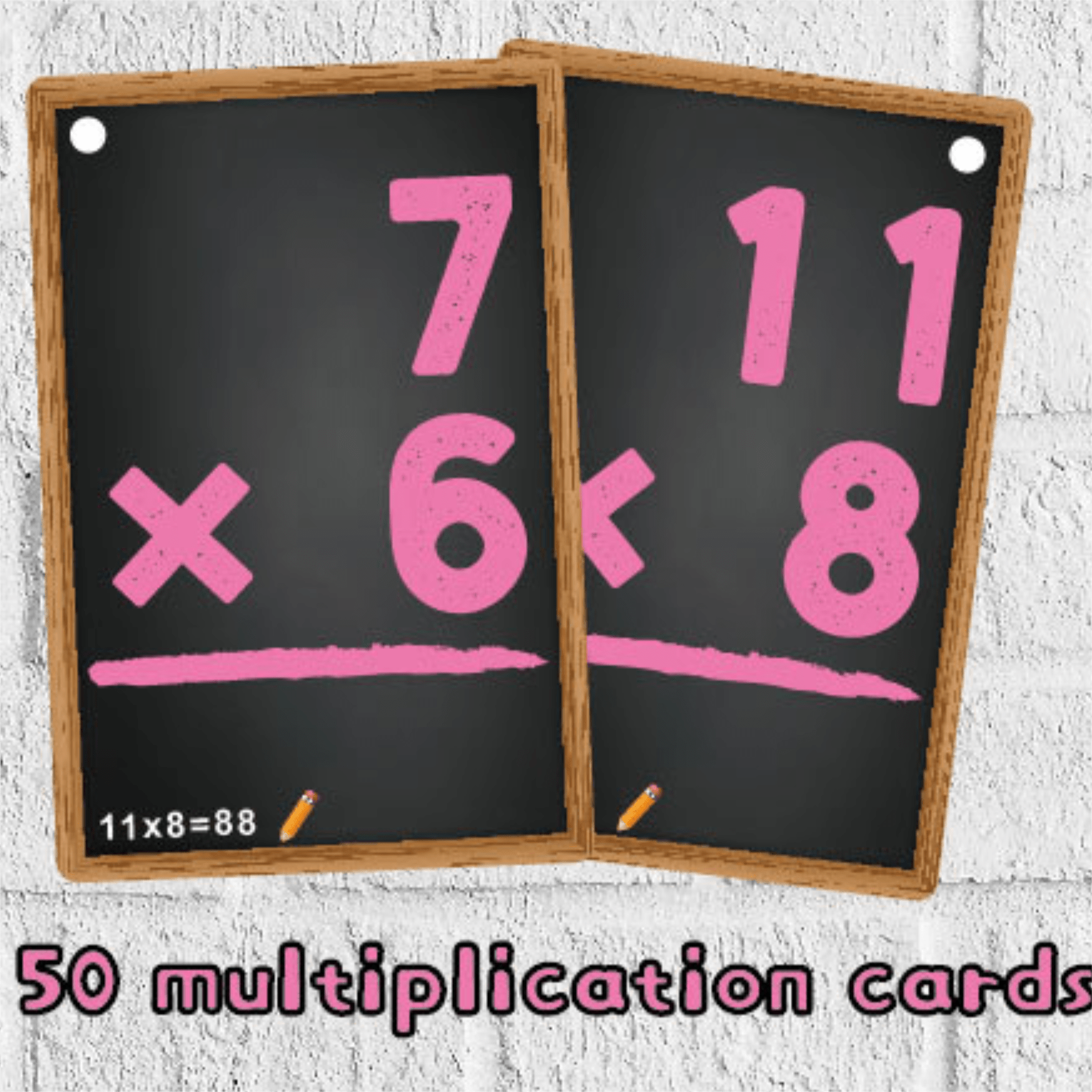 1box 50pcs Children Learning Cards Flash Cards For Kids' Early ...