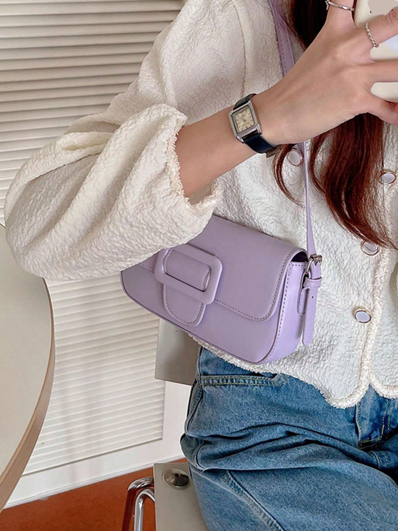 Poly Shoulder Bag For Women, Crossbody Bag | SHEIN UK