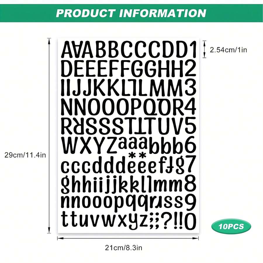 1 Inch 378 Pieces 3 Sheets Graduation Cap Letter Stickers, Self ...