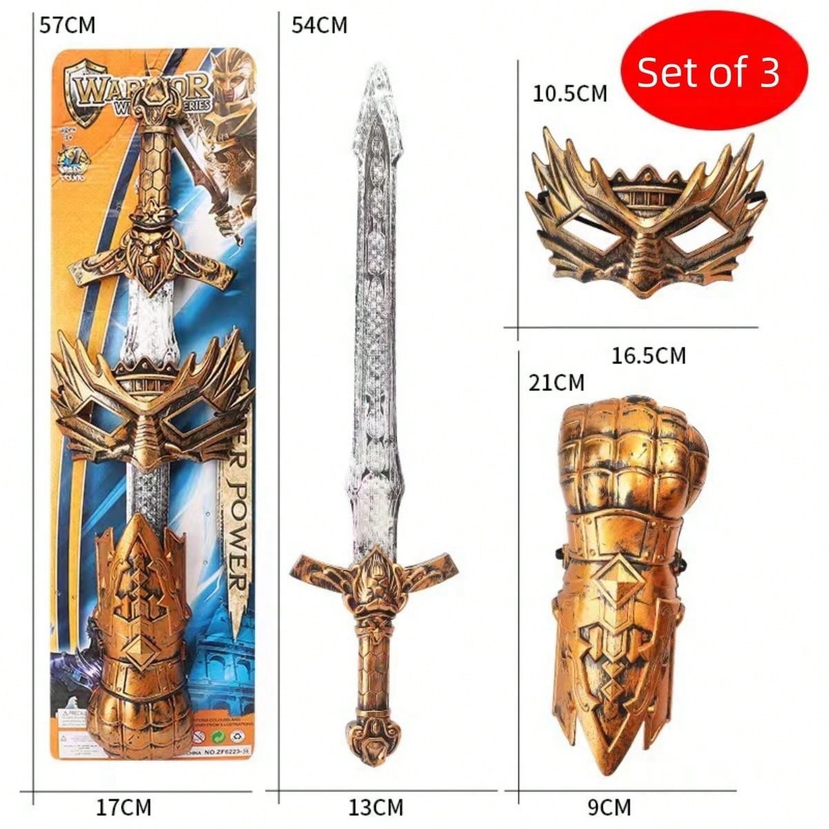 Ipc New Creative Antique Warrior Weapon Costume Set For Role Play ...