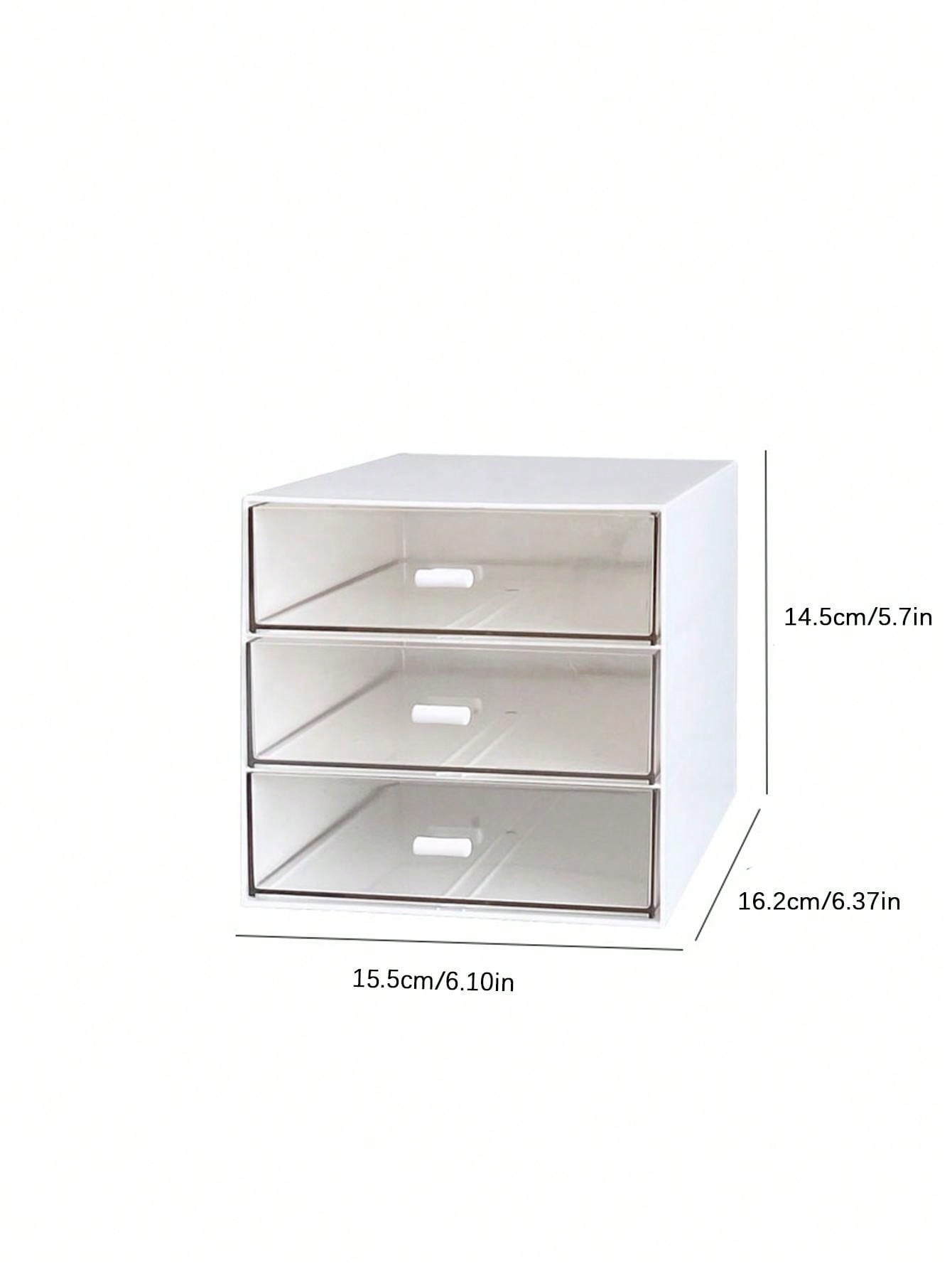 Acrylic Desktop Transparent Storage Box With Drawers For Stationeries ...