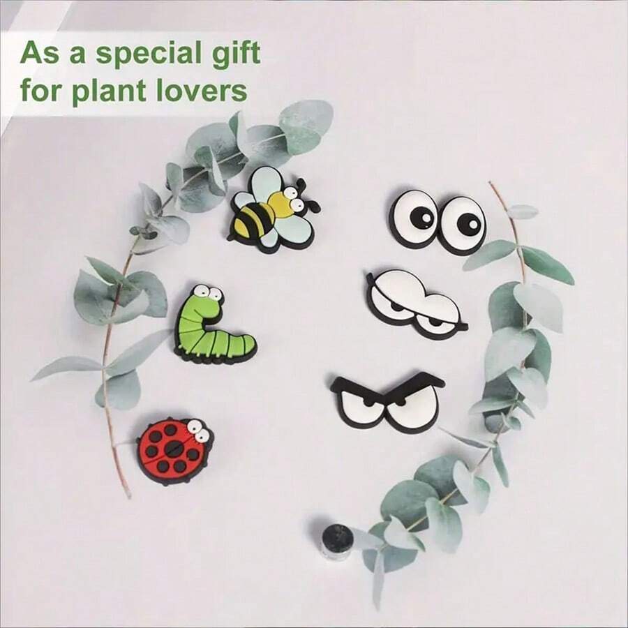 1pc Plant Magnet Eye With Angry Expression For Bonsai Plants, Safe ...