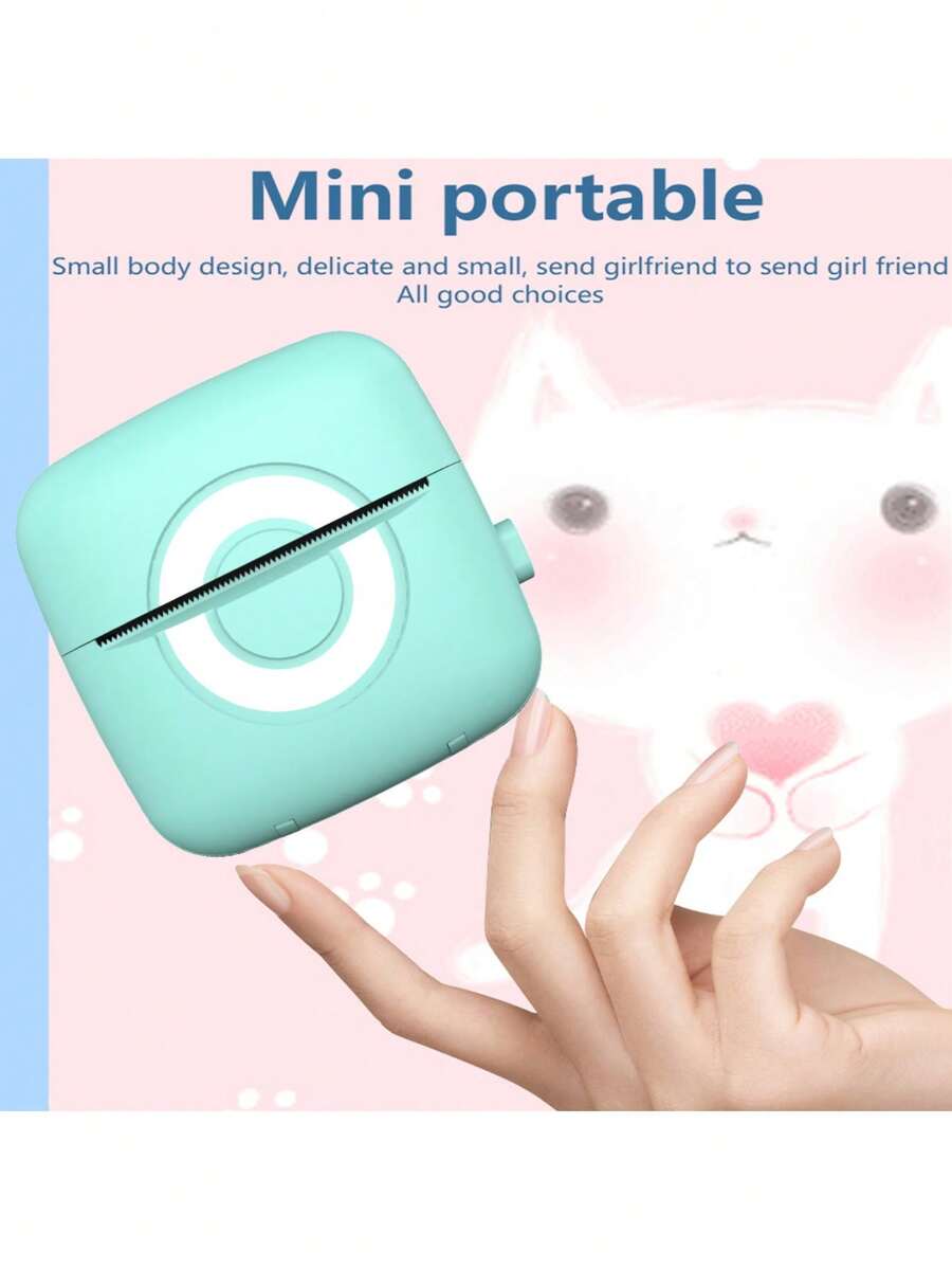 Fun Print C13 Portable Mini Printer Stickers Label Thermal Photo ...