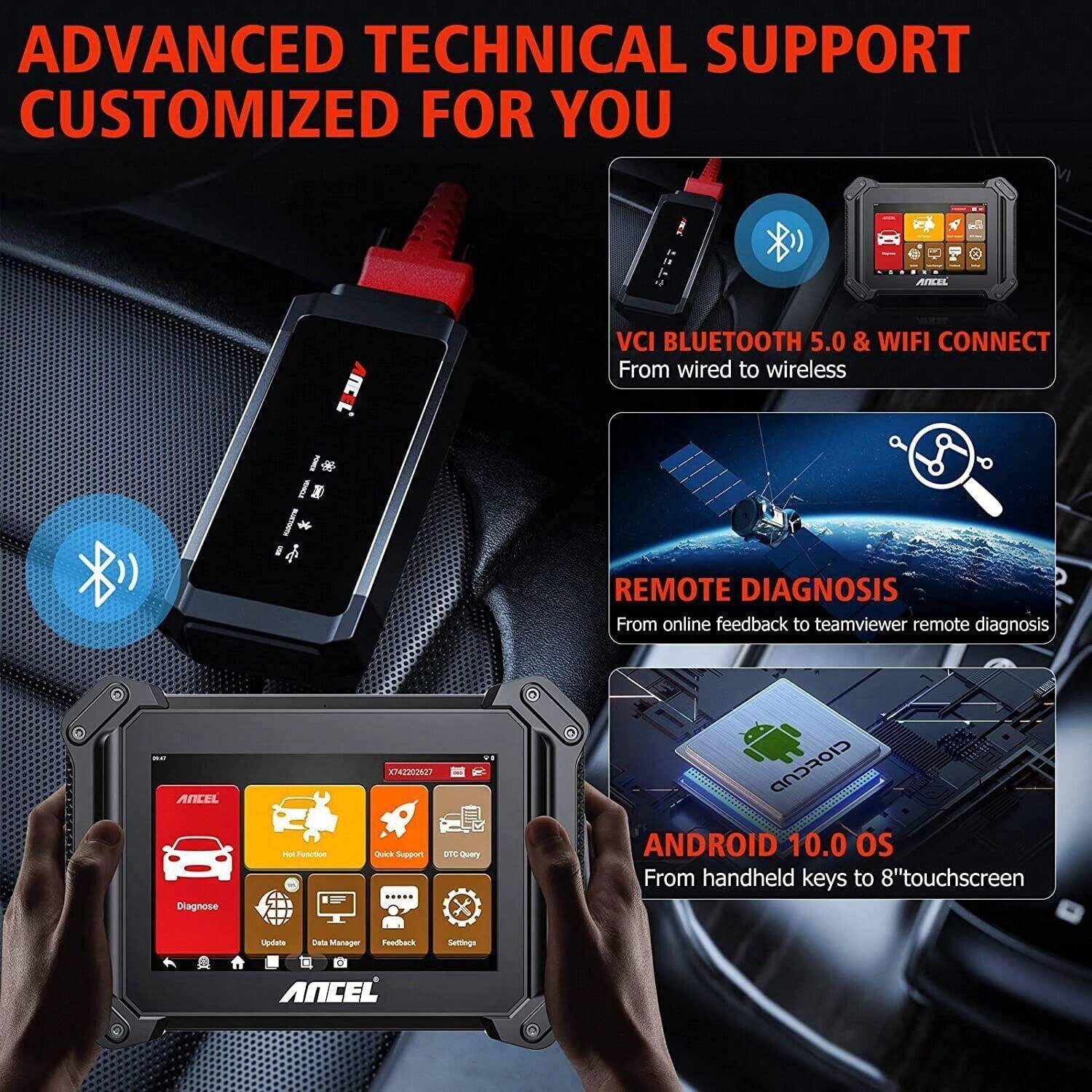 Ancel X7 Obd2 Auto Scanner Auto Diagnosewerkzeug Volle System Engine ...