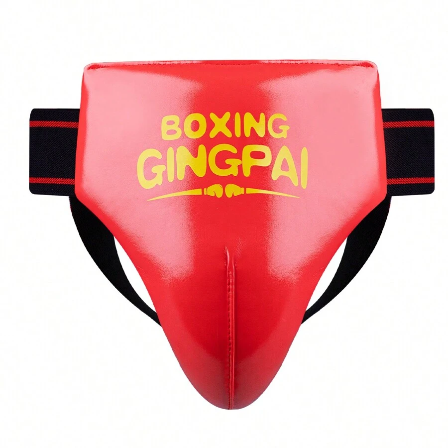 1pc Red & Yellow Boxing Groin Protector For Teenage Boys, Ideal For ...