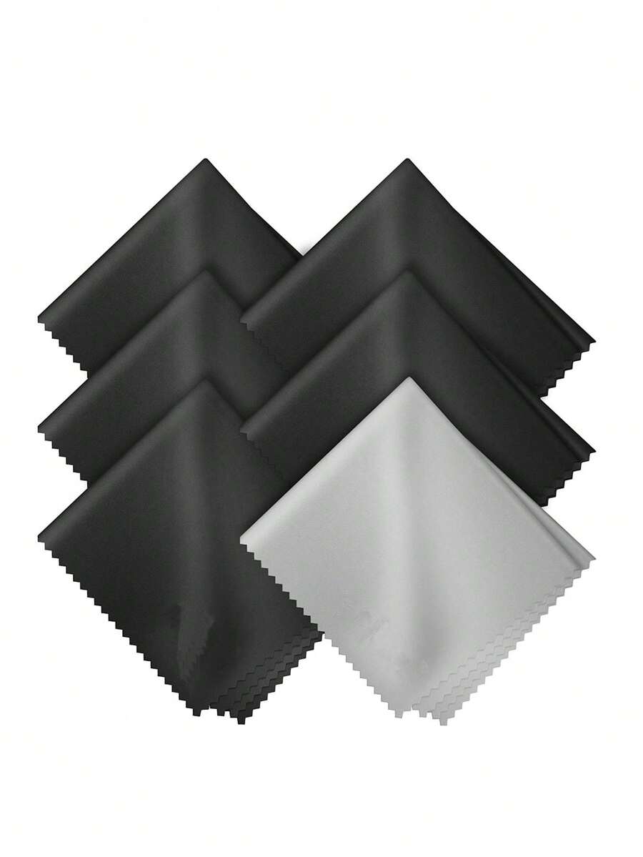 6 Pieces Microfiber Cleaning Cloths (6"X7") In Individual Vinyl Pouches ...