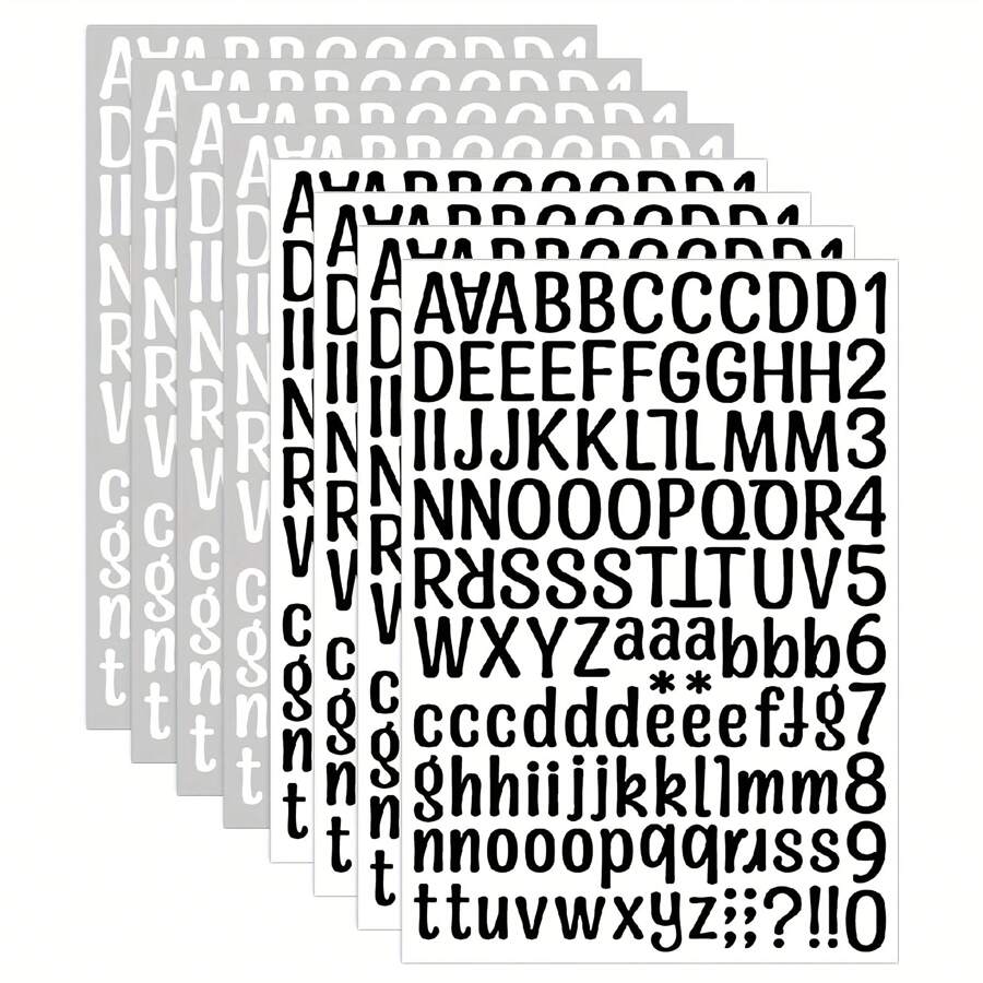 1 Inch 378 Pieces 3 Sheets Graduation Cap Letter Stickers, Self ...