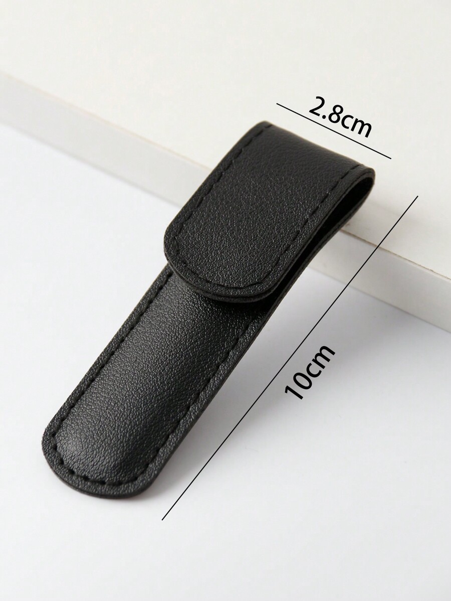 1pc Glass Nail File Set In Leather Sheath,Fingernail File & Small ...