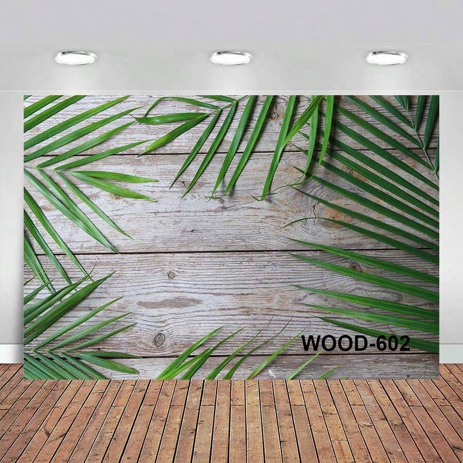 Wooden Boards Vintage Planks Backdrops Leaves Outdoor Decor Birthday ...