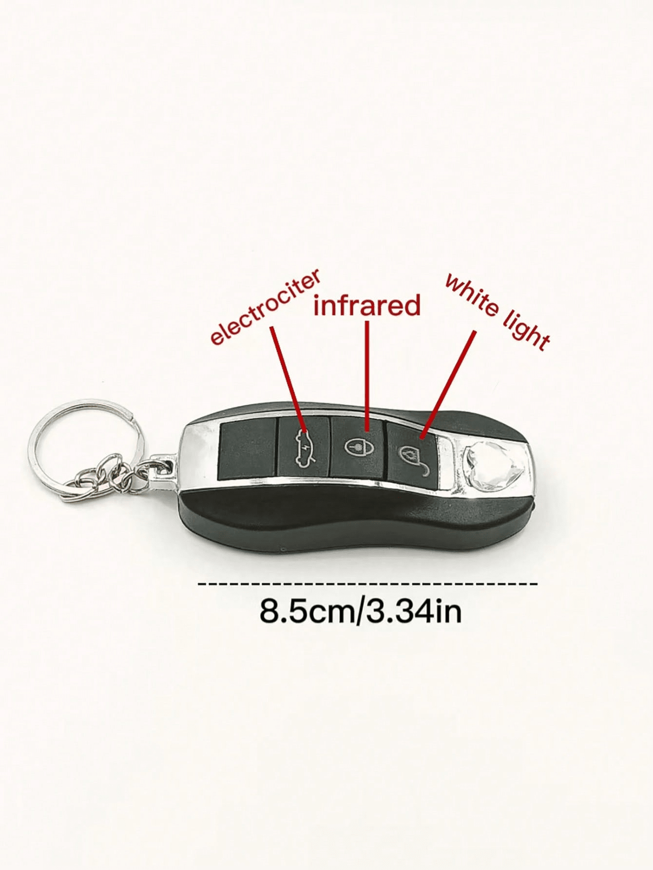 1pc Prank Electric Shock Racing Car Key, Joke Tricky Electric Car Key ...