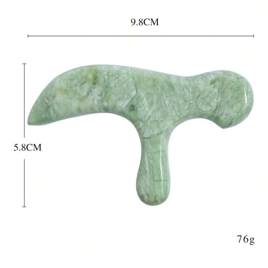 Trident Jade Stone Massage Wand Acupressure Stick Foot Reflexology Tool Shein Usa