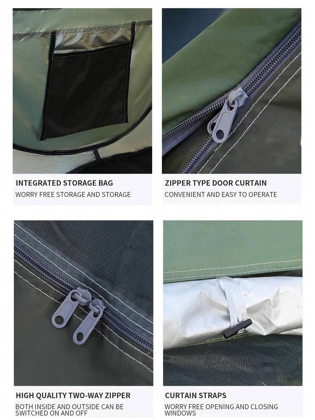 1pc 2-Person Throw Tent, No Need To Build, Instant Open Outdoor Camping ...