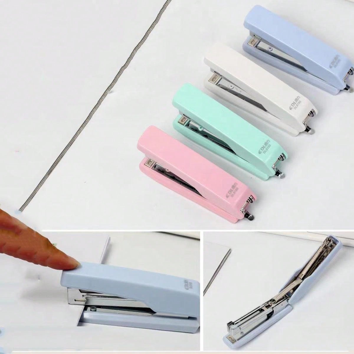 Ins Macaron Color Medium Number Stapler For Primary And Secondary ...