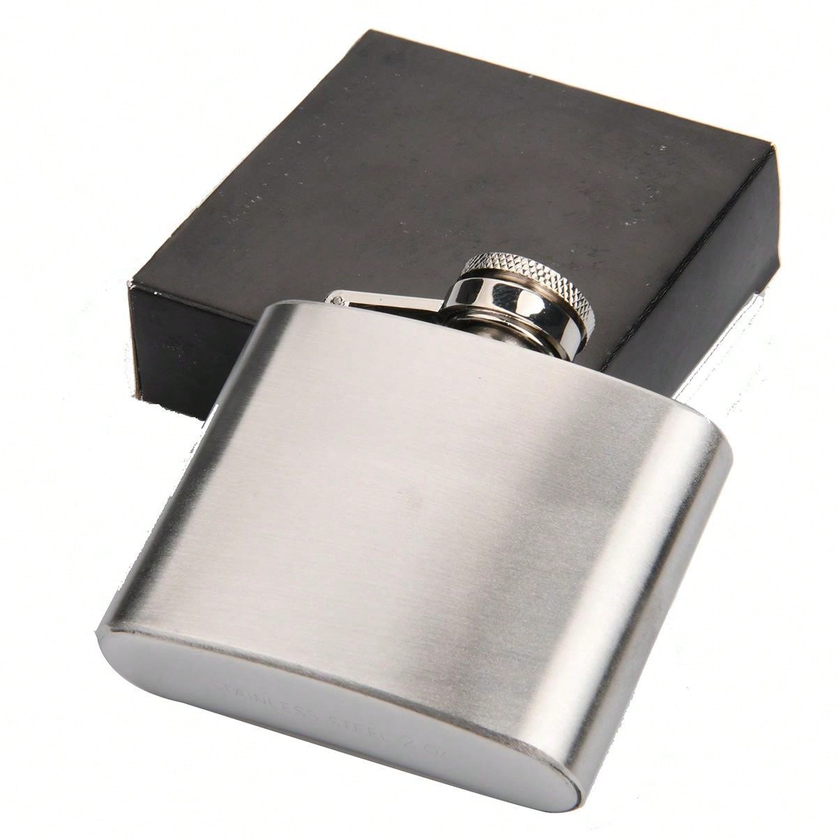 Portable Slim Wine Bottle, Stainless Steel Curved Body, Lightweight ...