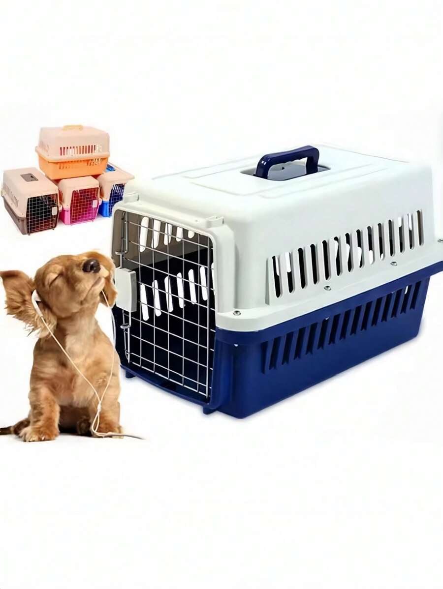 Pet Travel Carrier For Dogs And Cats - Airline Approved Travel Crate ...