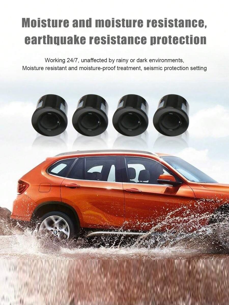 Kit di sensori di parcheggio universali, display a LED, 4 sensori da 22 ...