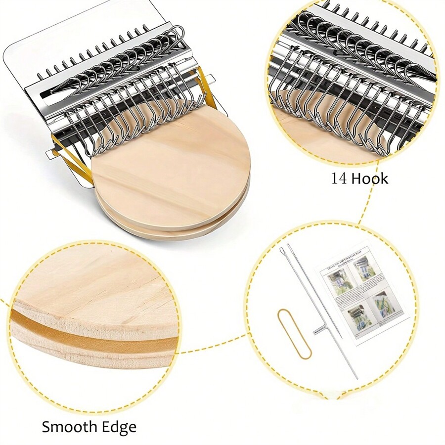 1pc Mini Weaving Loom, Knitting Tool, Sewing Machine, Diy Textile Tool ...