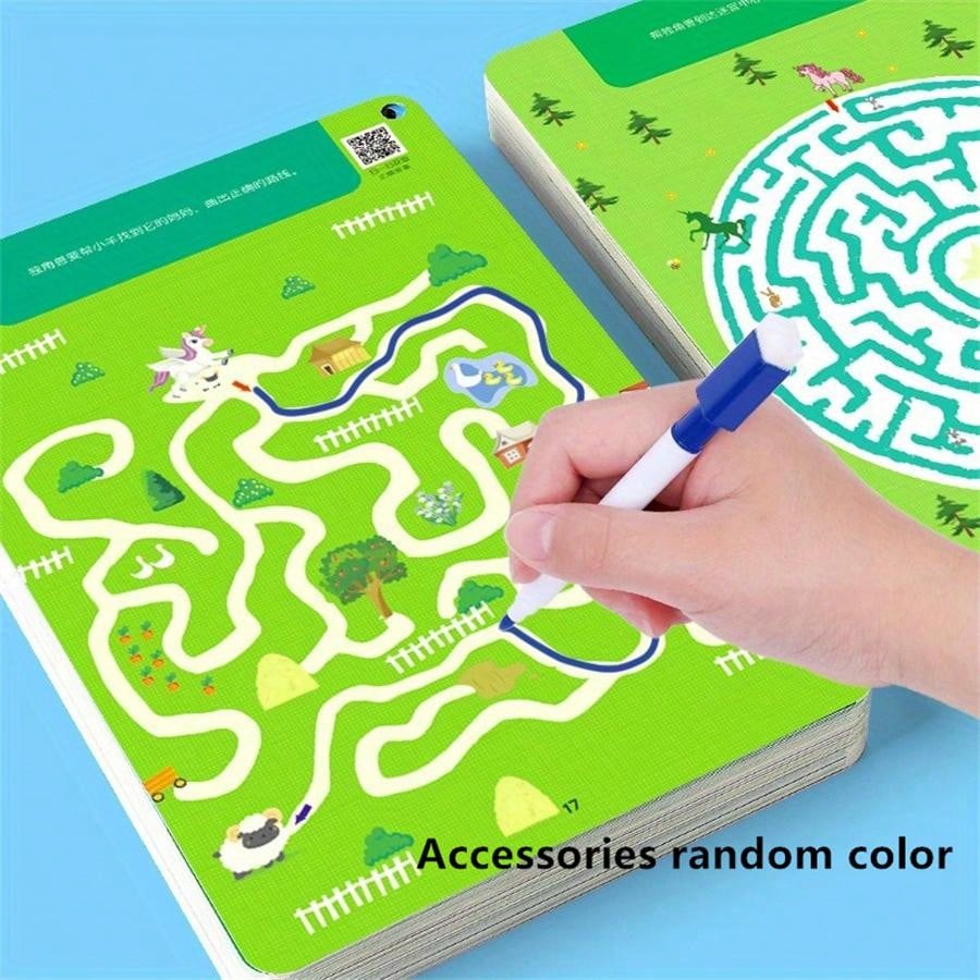 Maze Training Book, Whole Brain Thinking And Intelligence Development ...