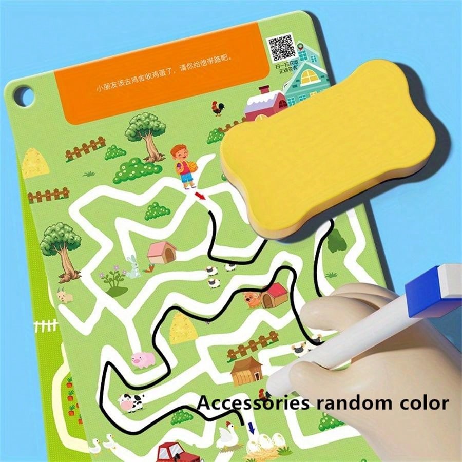 Maze Training Book, Whole Brain Thinking And Intelligence Development ...