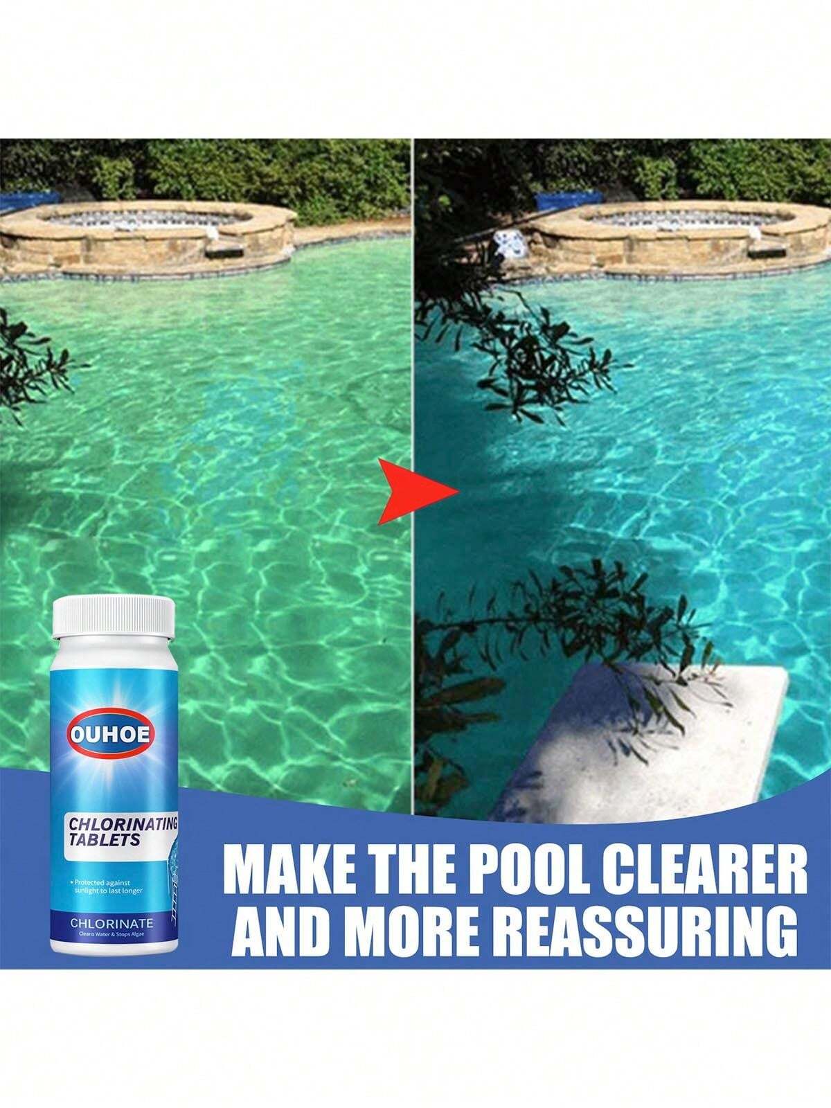 1pc 100g Swim Pool Instant Cleaning Tablets Swimming Pool Cleaning ...