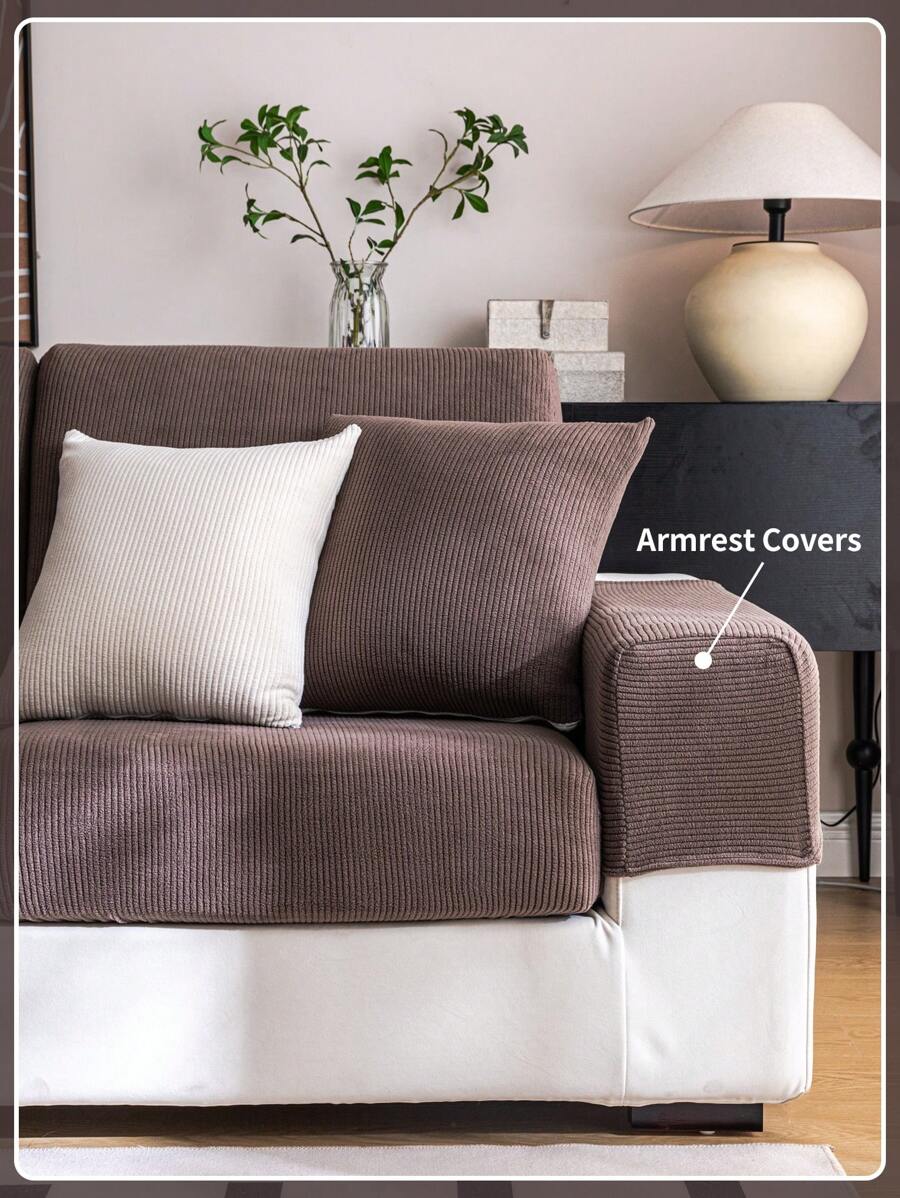 1pc Waterproof Four Seasons Universal Stretch Sofa Slipcover For L ...