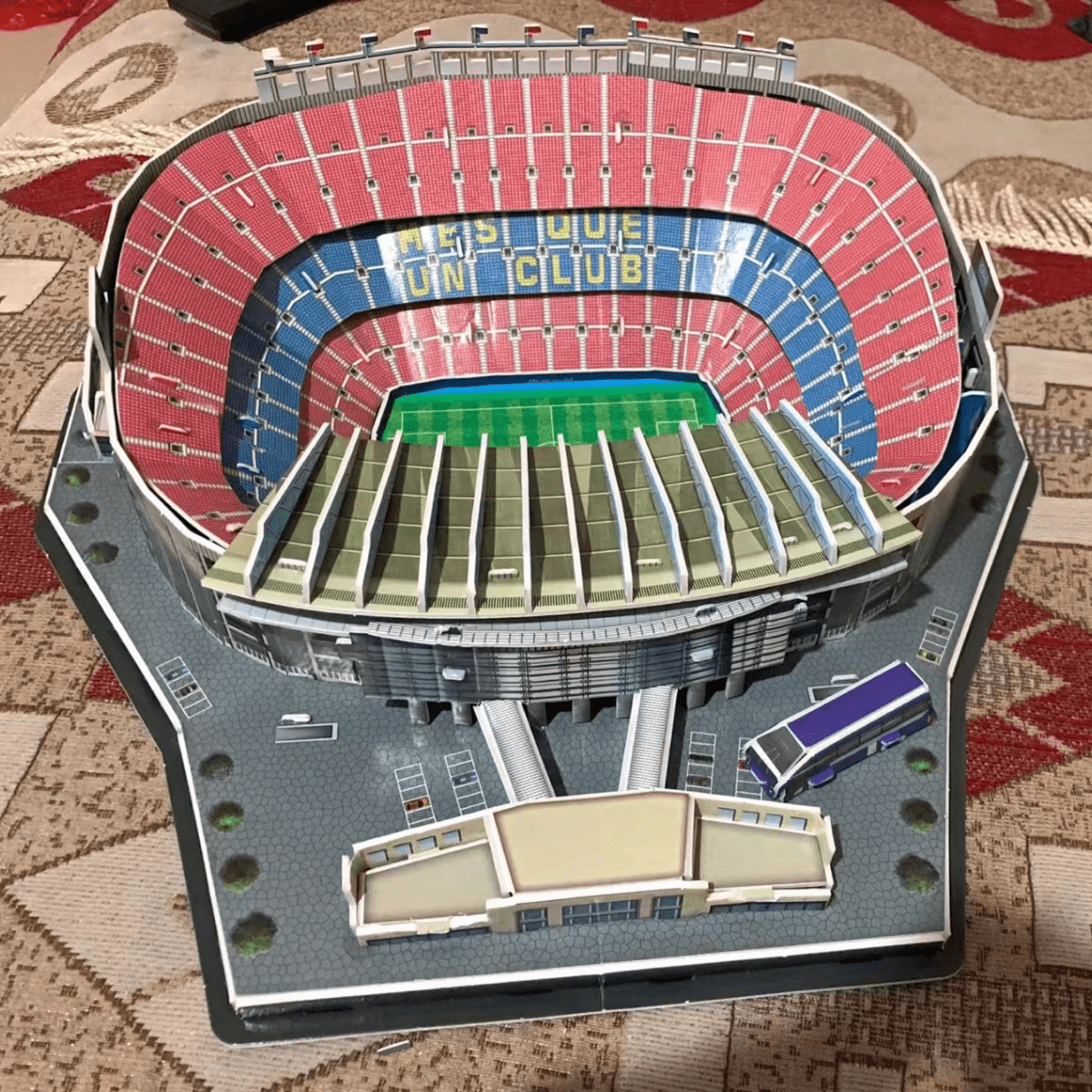 Large Size 3D Paper Stadium Puzzle Model For Passionate Football Fans ...