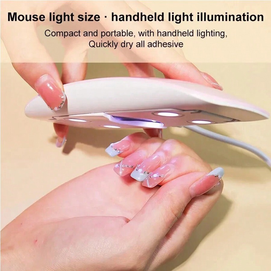 13PCS Summer Nail Set Acrylic Nail Kit Nail Gel Set 6W LED Lamp Full ...