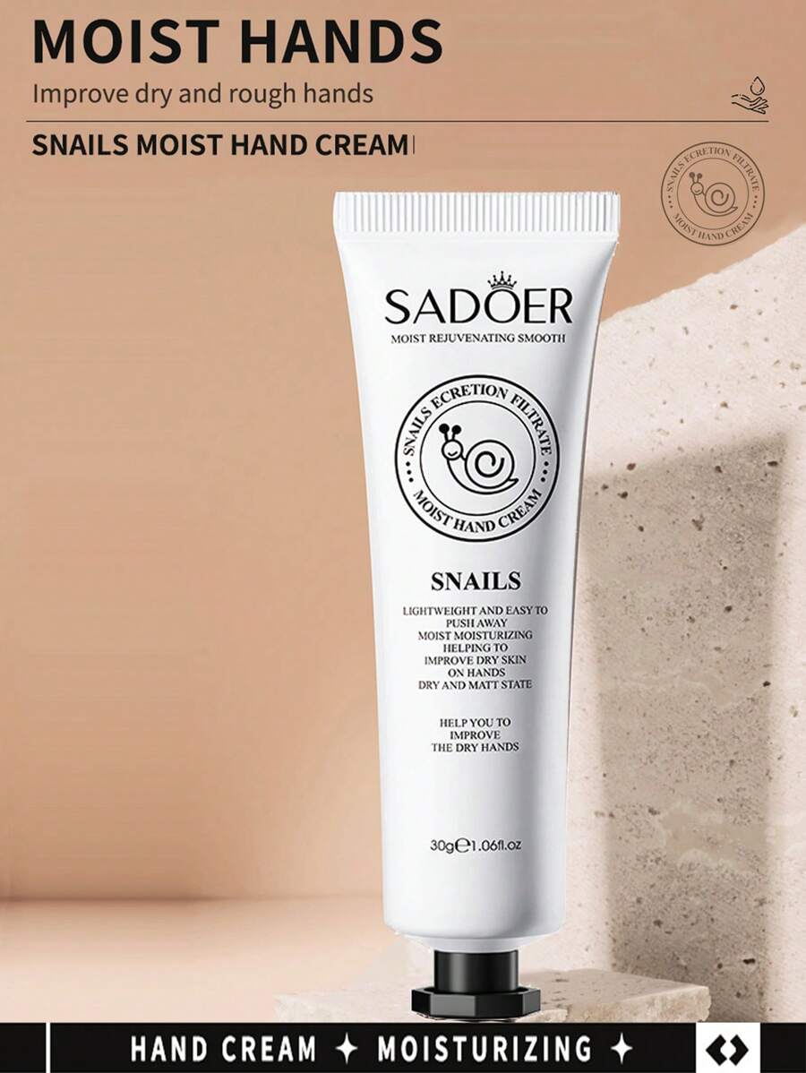Snails Ecretion Filtrate Moist Hand Cream 1.06oz Moisturizing And ...