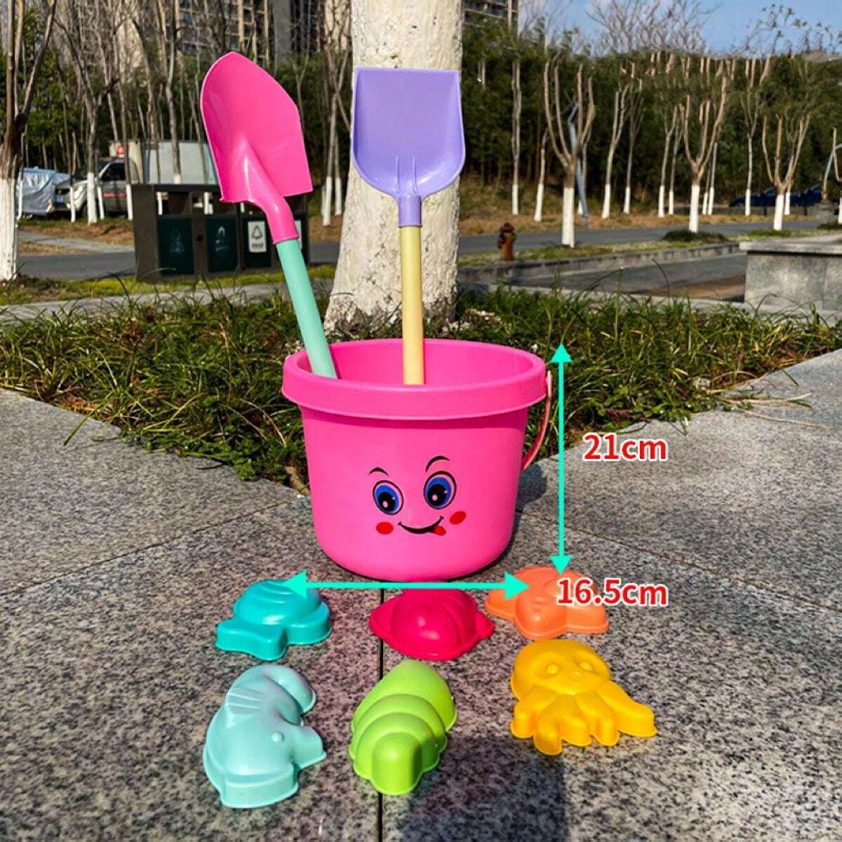 9pcs Travel Beach Games Set, Beach Shovel & Sand Digging Game, Perfect ...
