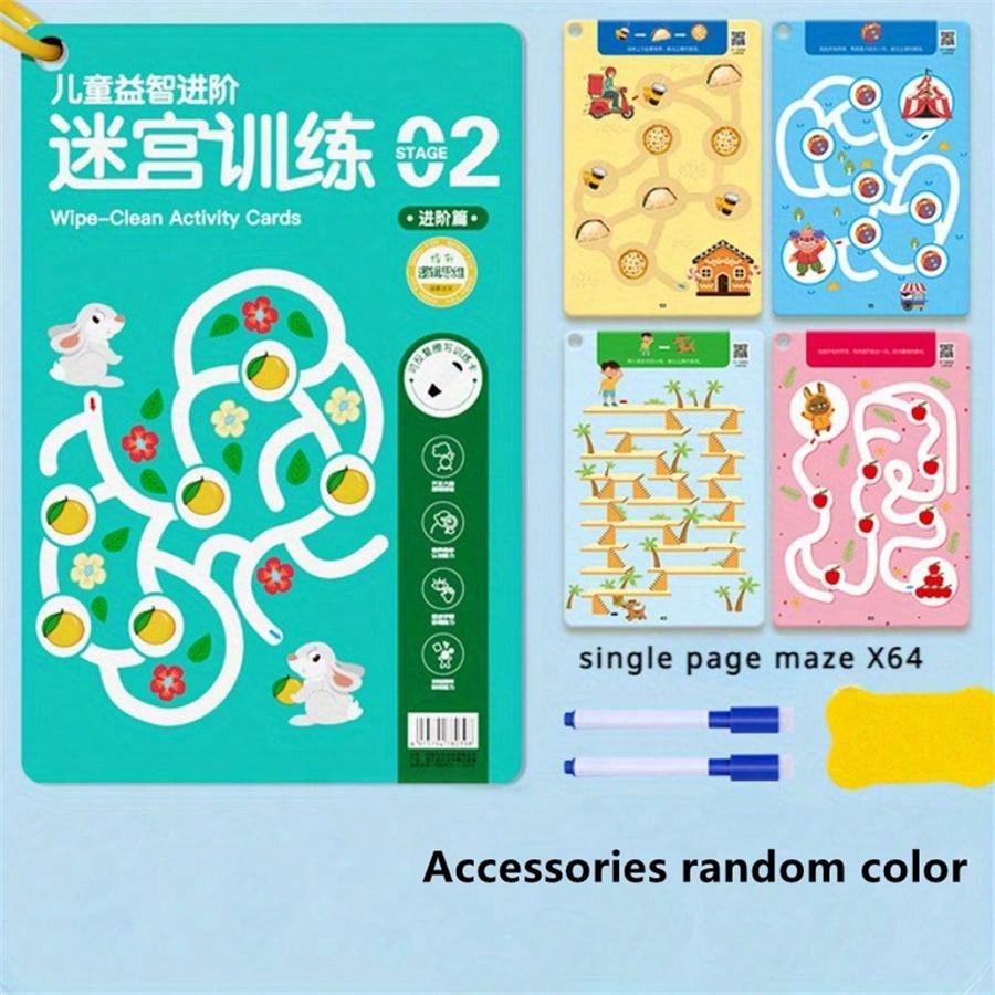 Maze Training Book, Whole Brain Thinking And Intelligence Development ...